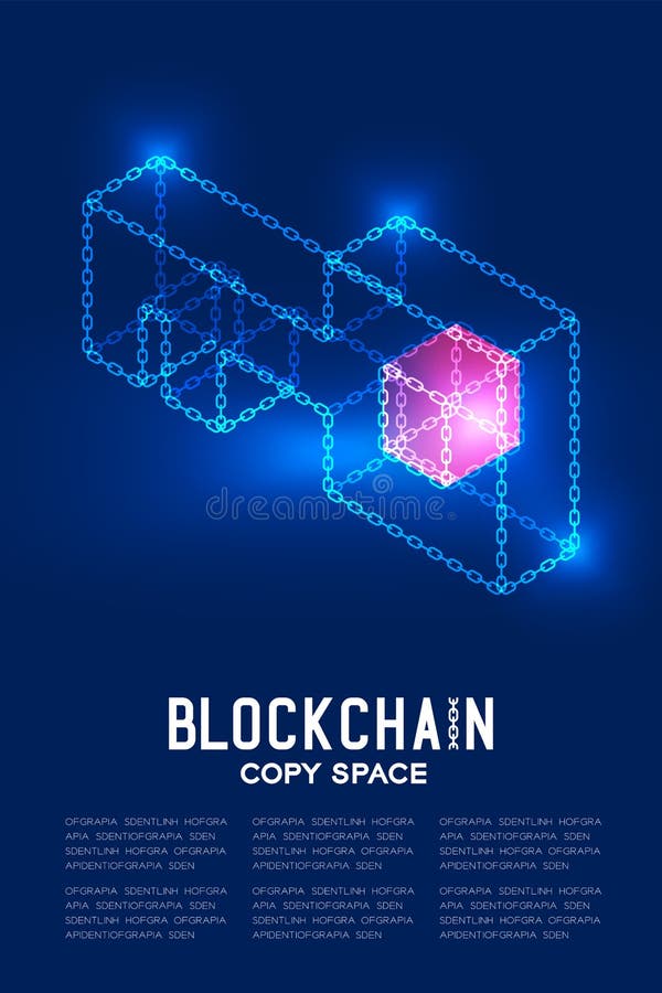Blockchain Technology 3D Isometric Virtual, Login System Concept Design ...