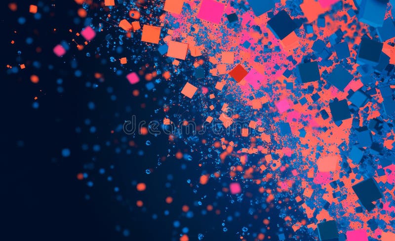 Blockchain Technology. Data Blocks in the Digital Realm. Decentralized ...