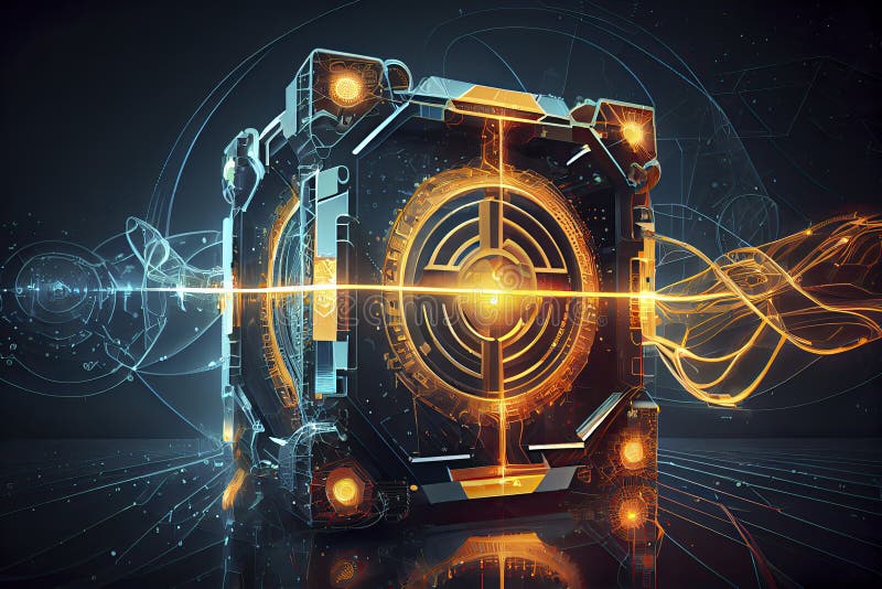 Blockchain Technology. Featuring a Futuristic and Innovative Design ...