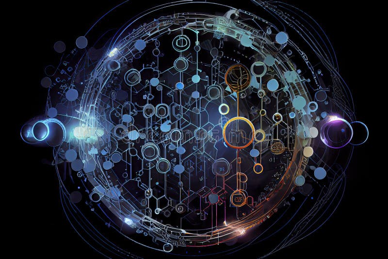 Blockchain Technology. Featuring a Futuristic and Innovative Design ...