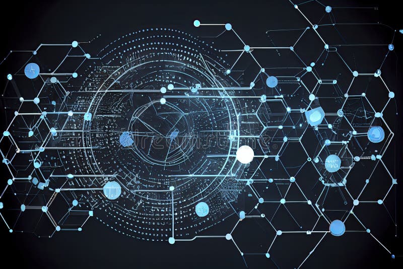 Blockchain Technology. Featuring a Futuristic and Innovative Design ...