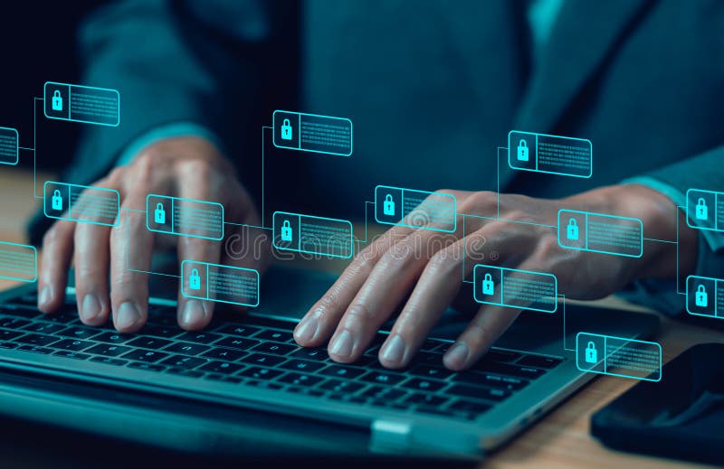 Big Data Algorithm Technology Concept with Statistic and World Map ...