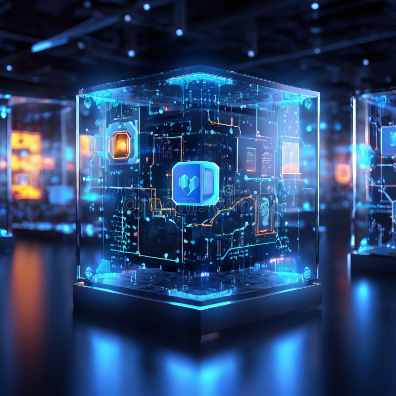 1573blockchaintechnologyshowcase Stock Illustrations – 1 ...