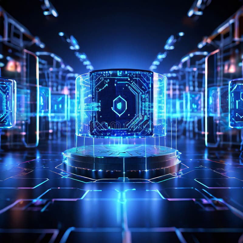 6 73 Blockchain Technology Showcase Demonstration Blochai Stock Photos ...