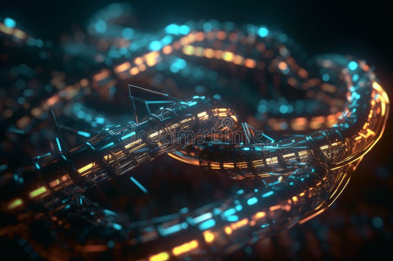 Blockchain Technology: Unveiling Its DNA Structure in Hyper-Realistic ...