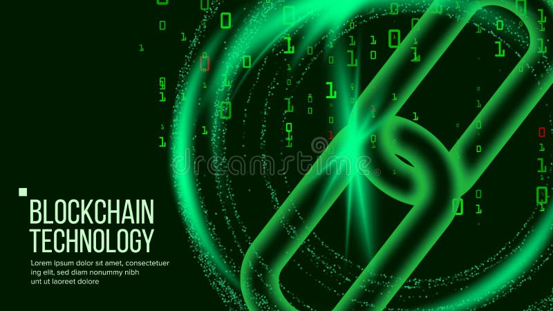 Blockchain Vector. Distributed Ledger Technology. Network Background ...