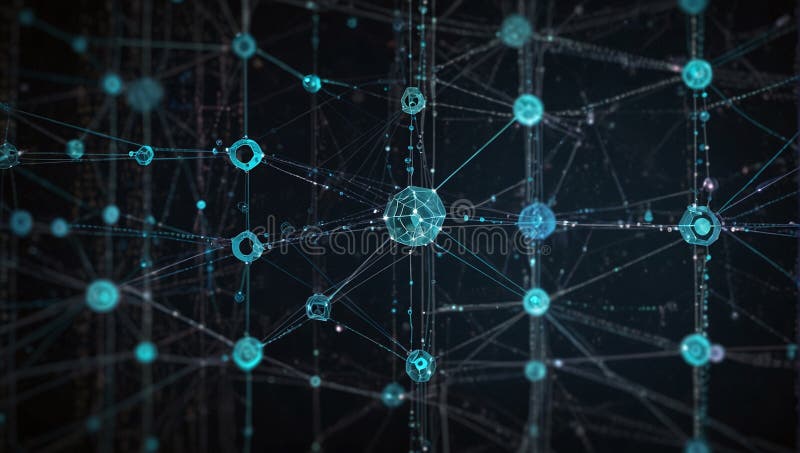 Blockchain Visualization with Geometric Nodes and Interconnections on ...