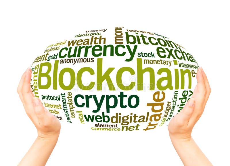 Blockchain Technology Word Cloud Hand Writing Concept Stock Illustration Illustration Of Cash