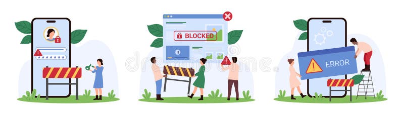 Restriction Message Stock Illustrations – 7,107 Restriction Message ...