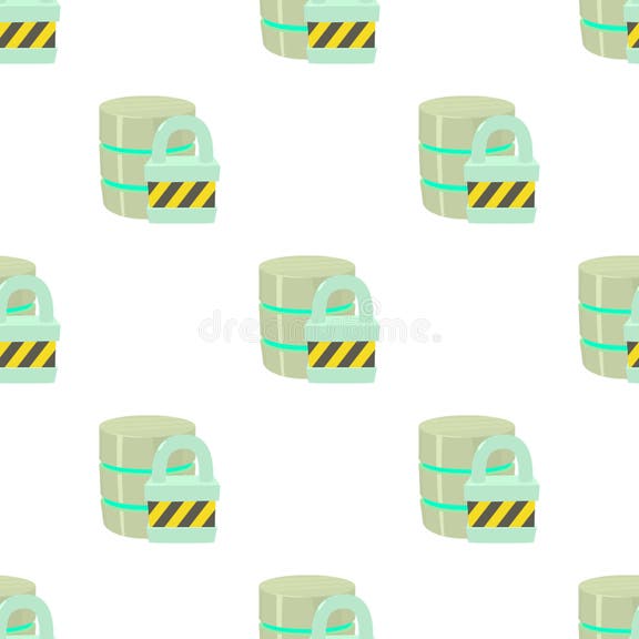Blocked Database Pattern Seamless Vector Stock Vector - Illustration of ...