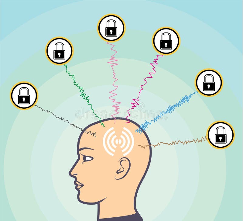 Blocked Mind stock illustration. Illustration of open - 2620036