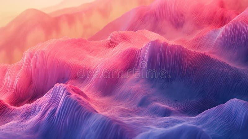 Blocked Massive Topographic Relief Abstract Background. Generative AI ...