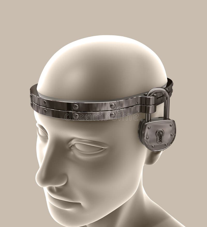 Open Mind stock illustration. Illustration of head, brainstorm - 2609092