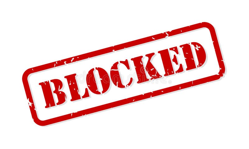 Blocked stamp stock vector. Illustration of blocked - 136960206 Blocked stamp stock vector. Illustration of blocked - 136960206