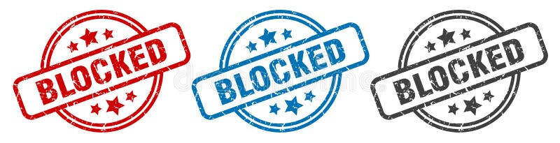 Blocked stamp stock vector. Illustration of blocked - 136960206 Blocked stamp stock vector. Illustration of blocked - 136960206