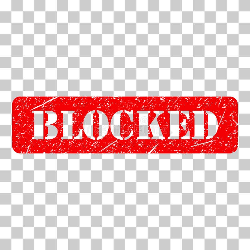 Blocked Stamp Symbol, Label Sticker Sign Button, Text Banner Vector ... Blocked Stamp Symbol, Label Sticker Sign Button, Text Banner Vector ...