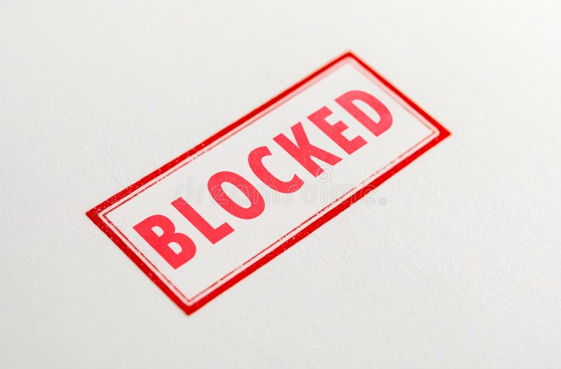 Blocked Text Words Phrase Seal Stamp on Paper Stock Illustration ...