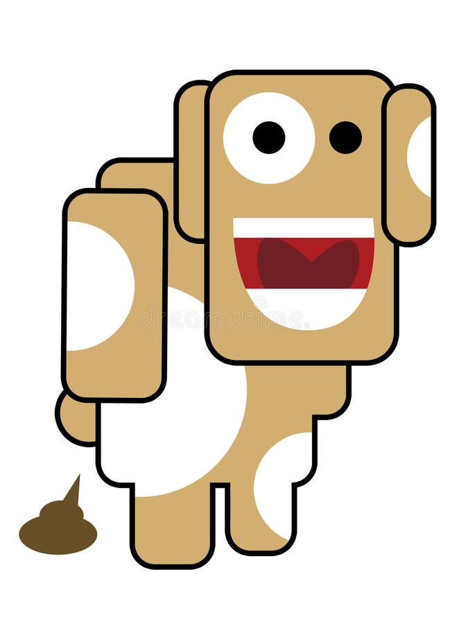 Blockhead dog stock illustration. Illustration of blockhead - 648915