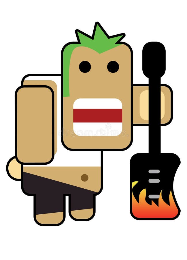 Blockhead Rocker Stock Illustrations – 1 Blockhead Rocker Stock ...