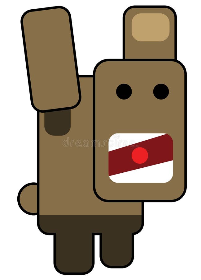 Blockhead Zombe Stock Illustrations – 275 Blockhead Zombe Stock ...