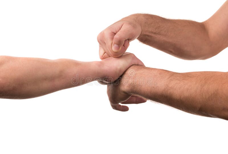 Blocking arms. stock image. Image of assault, wrestling - 60192173