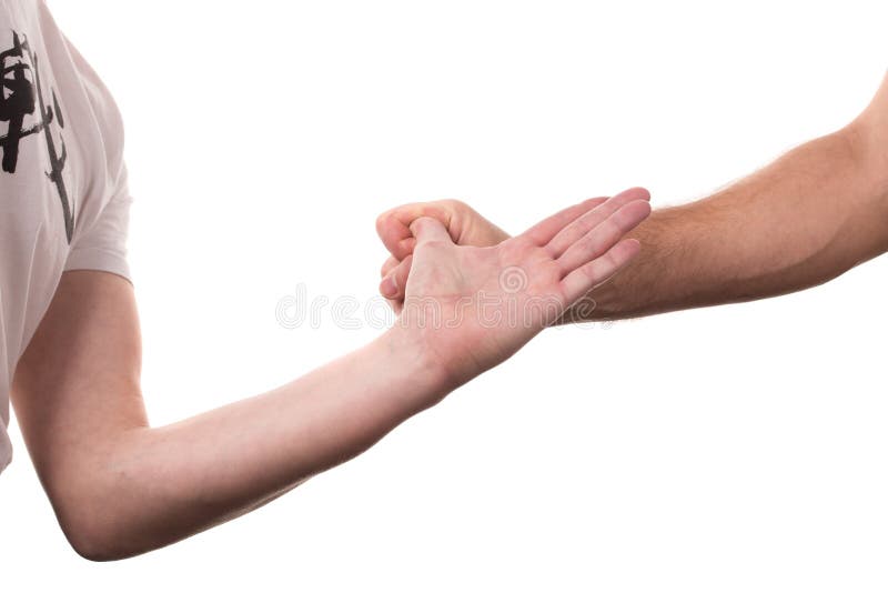 Blocking arms. stock photo. Image of hold, coaching, training - 60634460