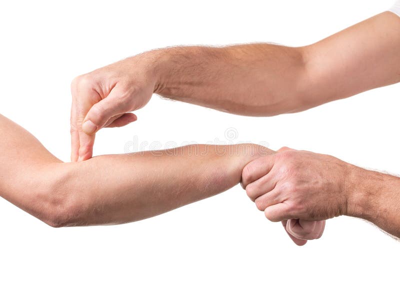 Blocking arms. stock photo. Image of hold, coaching, training - 60634460