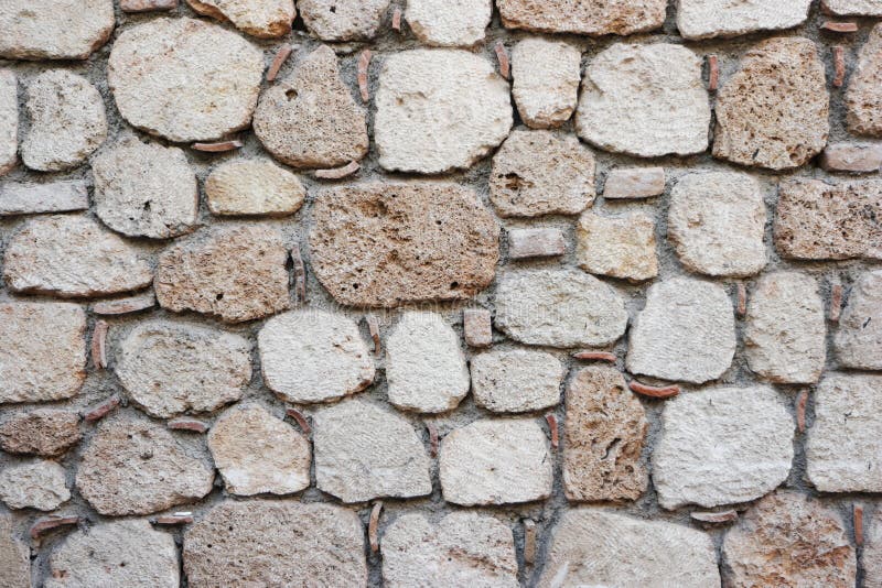 Blocks of an Ancient Castle Surface. Stock Image - Image of detail ...