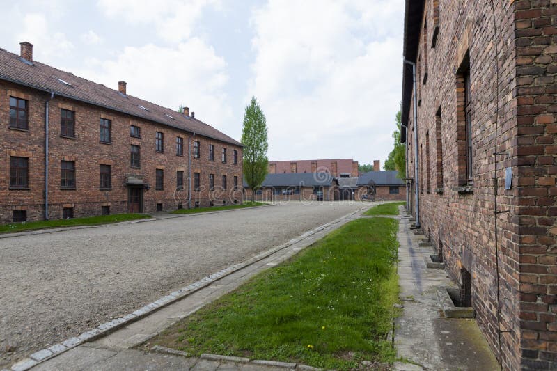 Blocks Auschwitz Concentration Camp Complex Stock Photos - Free ...