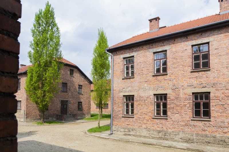 Blocks from Auschwitz Concentration Camp Complex Editorial Photo ...