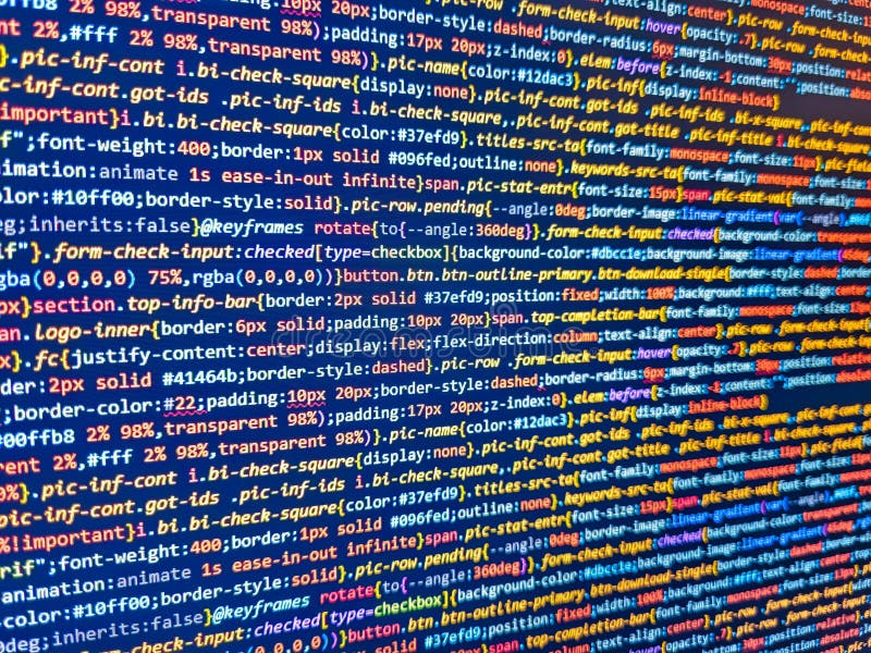 Blocks with binary code stock image. Image of composition - 12262177