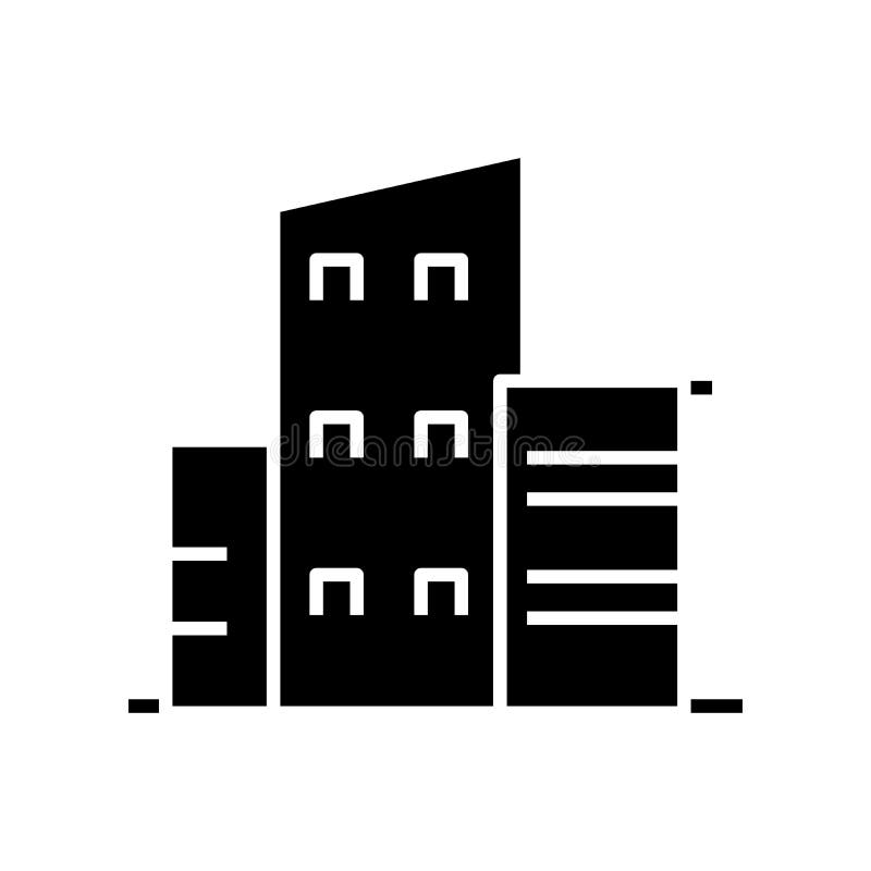 Blocks Black Icon, Concept Illustration, Vector Flat Symbol, Glyph Sign ...