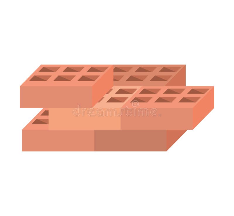 Blocks Brick Construction Tool Design Stock Illustration - Illustration ...
