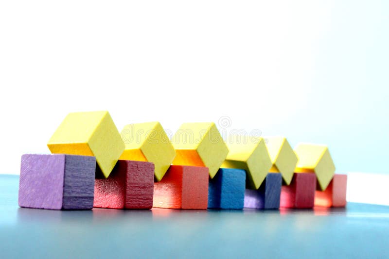 Blocks stock photo. Image of colors, toys, children, stacked - 92197136