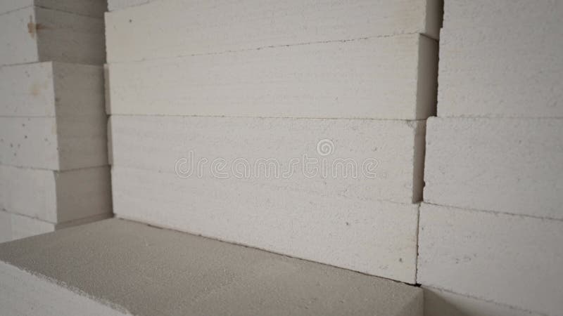 Folded Wall Foam Blocks for the Construction of Partitions in a ...