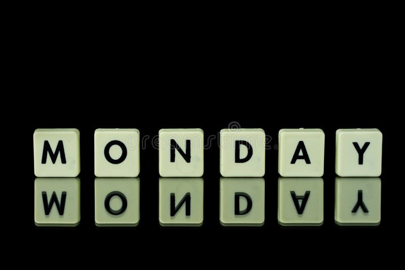 Blocks with Letters Set on a Glass Table. Words Arranged from Le Stock ...