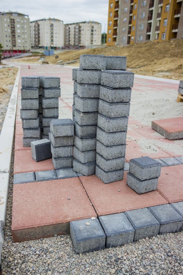 Blocks for pavement stock image. Image of sale, paving - 33927813