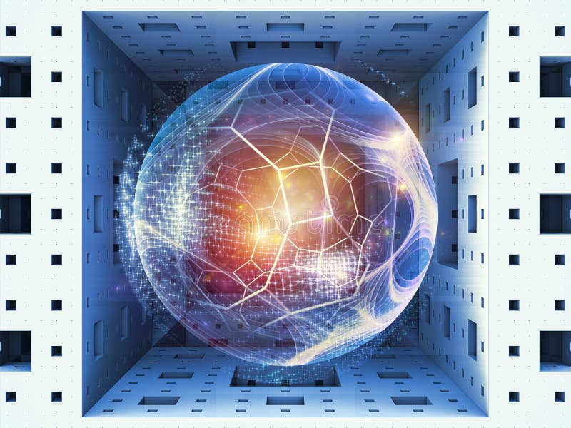 Blocks of Reality. stock illustration. Illustration of math - 69268277