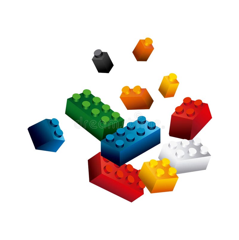 Blocks to build design stock illustration. Illustration of blocks ...