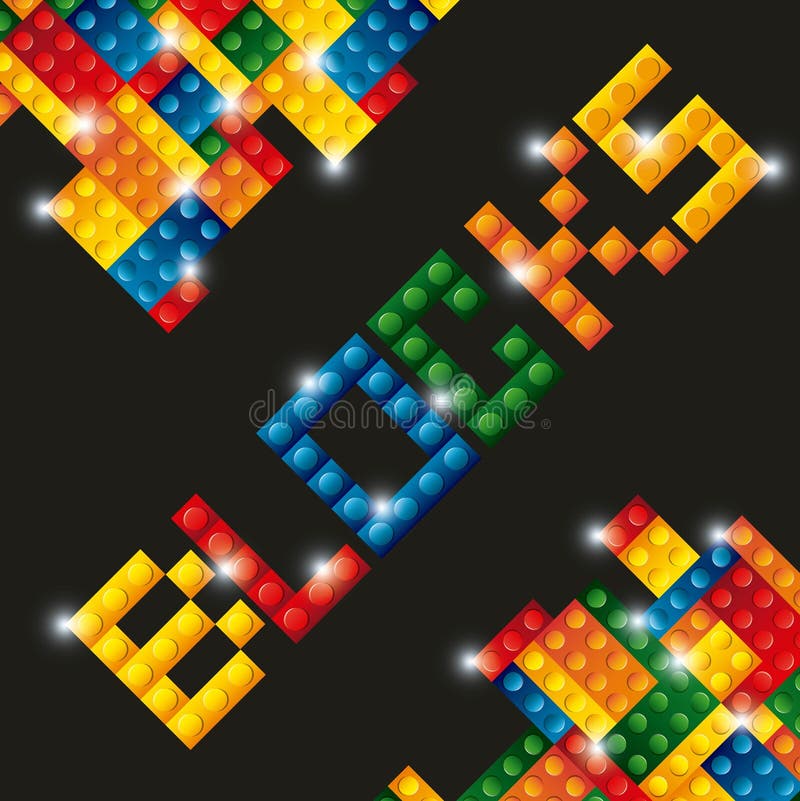Blocks to build design stock illustration. Illustration of blocks ...