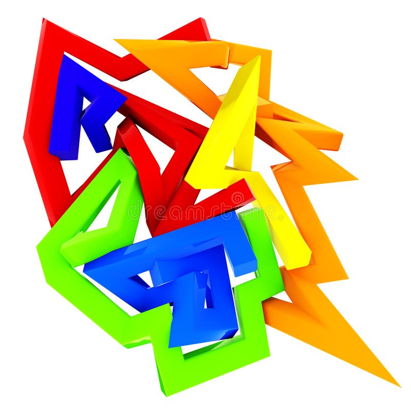 Blocks on white stock illustration. Illustration of object - 12773001