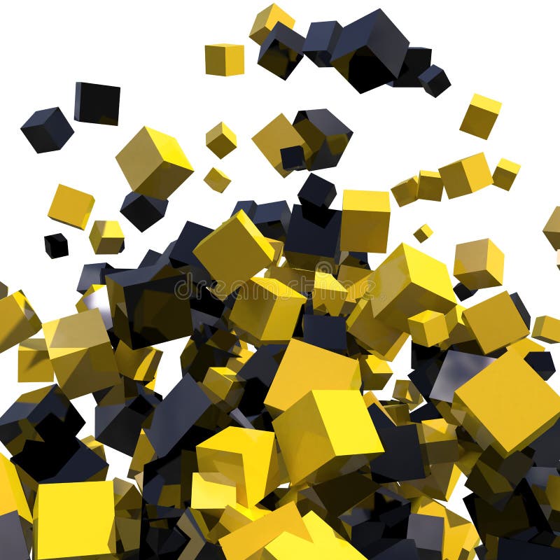 Blocks on white stock illustration. Illustration of color - 12773820