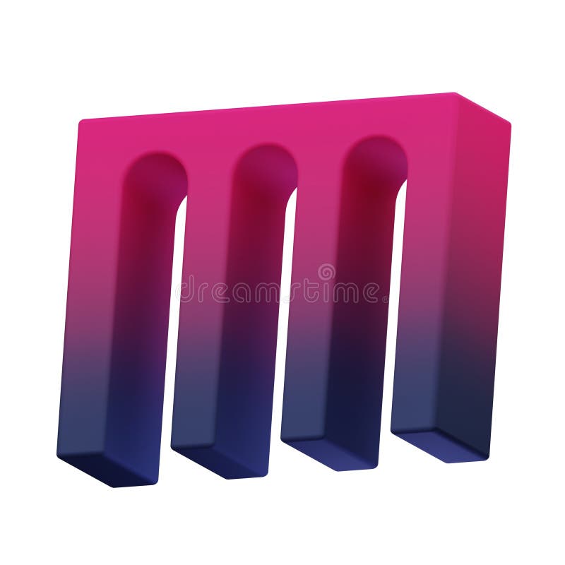 3d Blocky Shape with 3d Design Illustration Stock Illustration ...