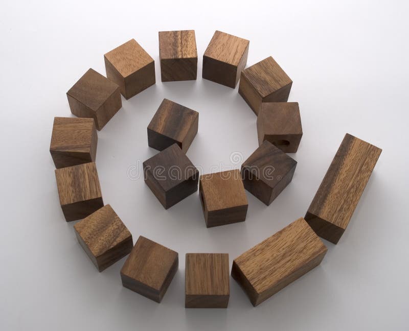 Blocky spiral stock image. Image of construct, spiral, cube - 193563