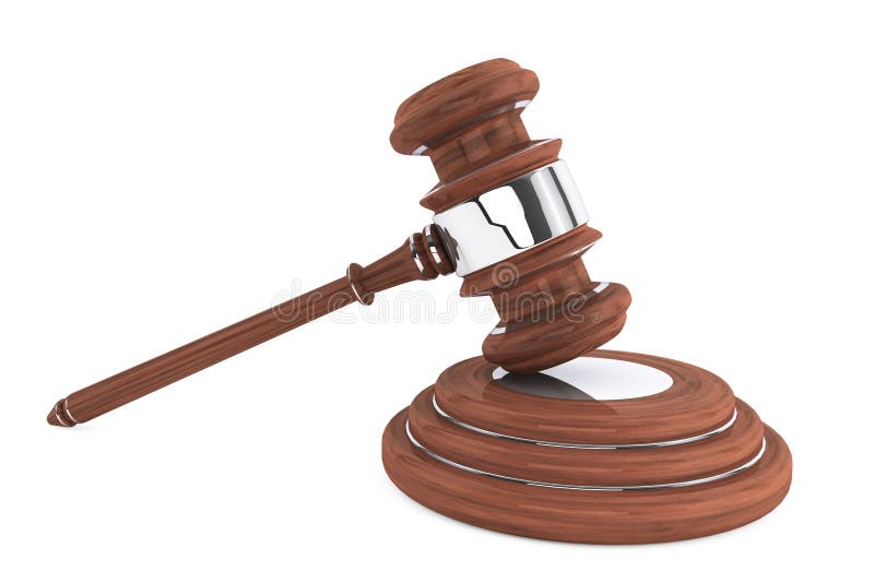 Bloco Do Gavel E Do Som Do Juiz Ilustração Stock - Ilustração de ...