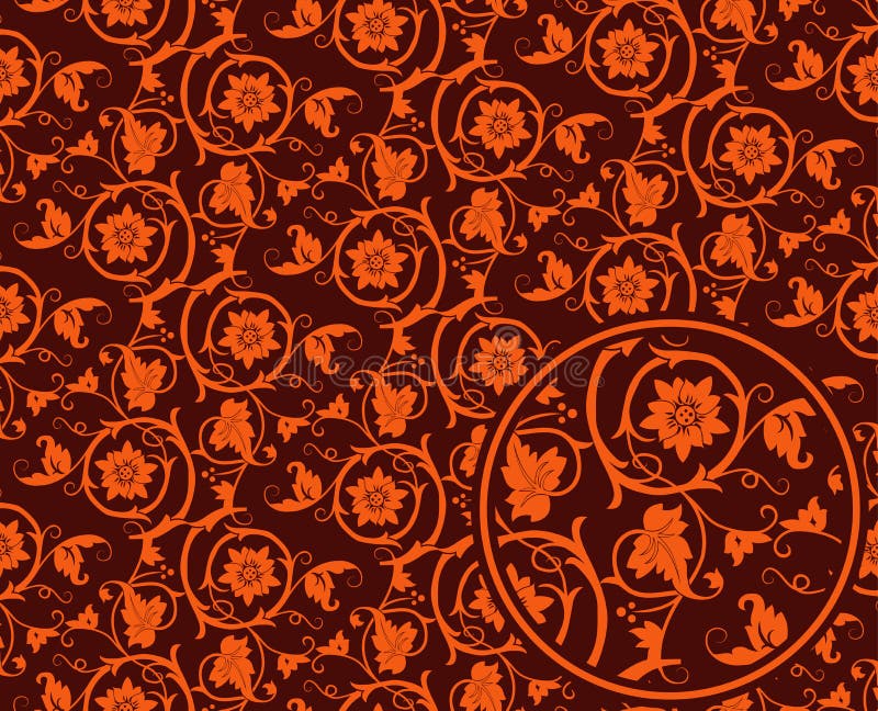 Bloemen patroon, vector vector illustratie. Illustration of ...