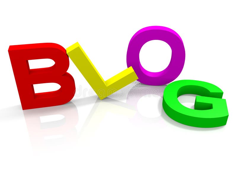 Blog stock illustration. Illustration of community, blogger - 18288632