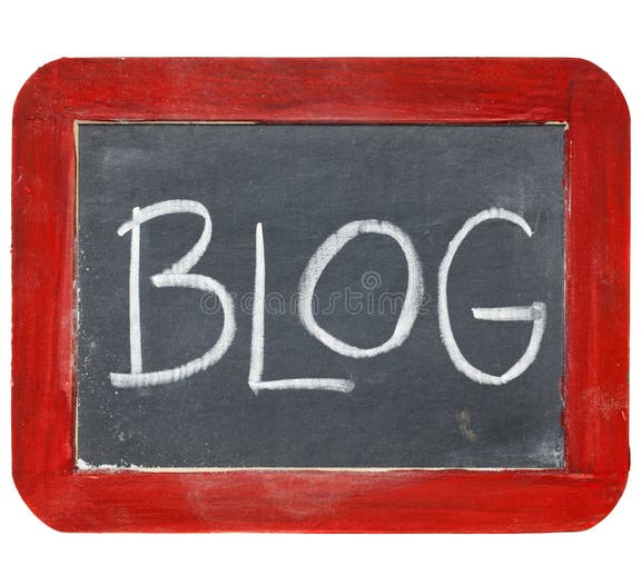 Blog blackboard sign stock image. Image of rustic, handwriting - 21291119