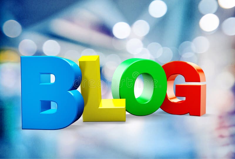 Blog symbol stock vector. Illustration of blog, color - 12517947