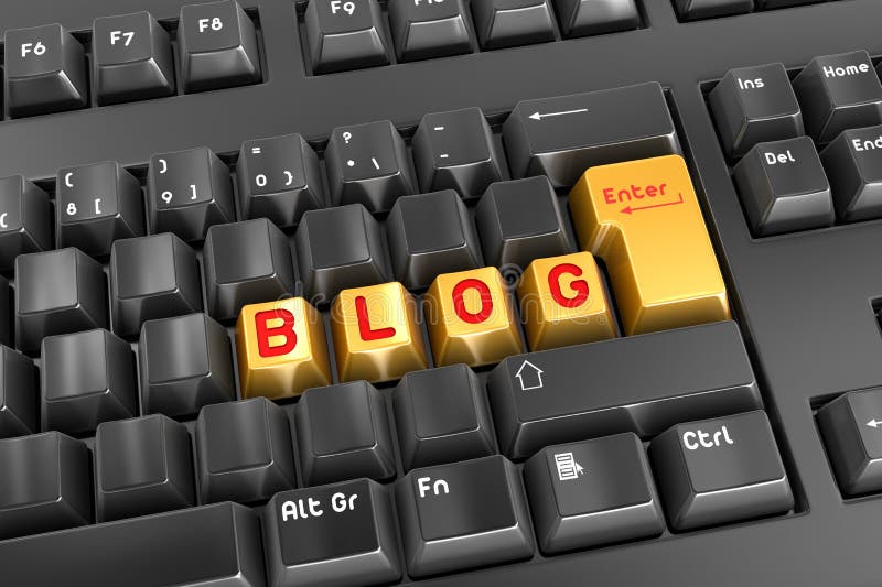 Blog button stock illustration. Illustration of close - 57596967